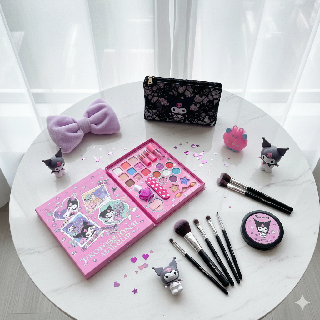 Kuromi Beauty Makeup Set | Kid's Makeup Book/Combo – Berrymuch™