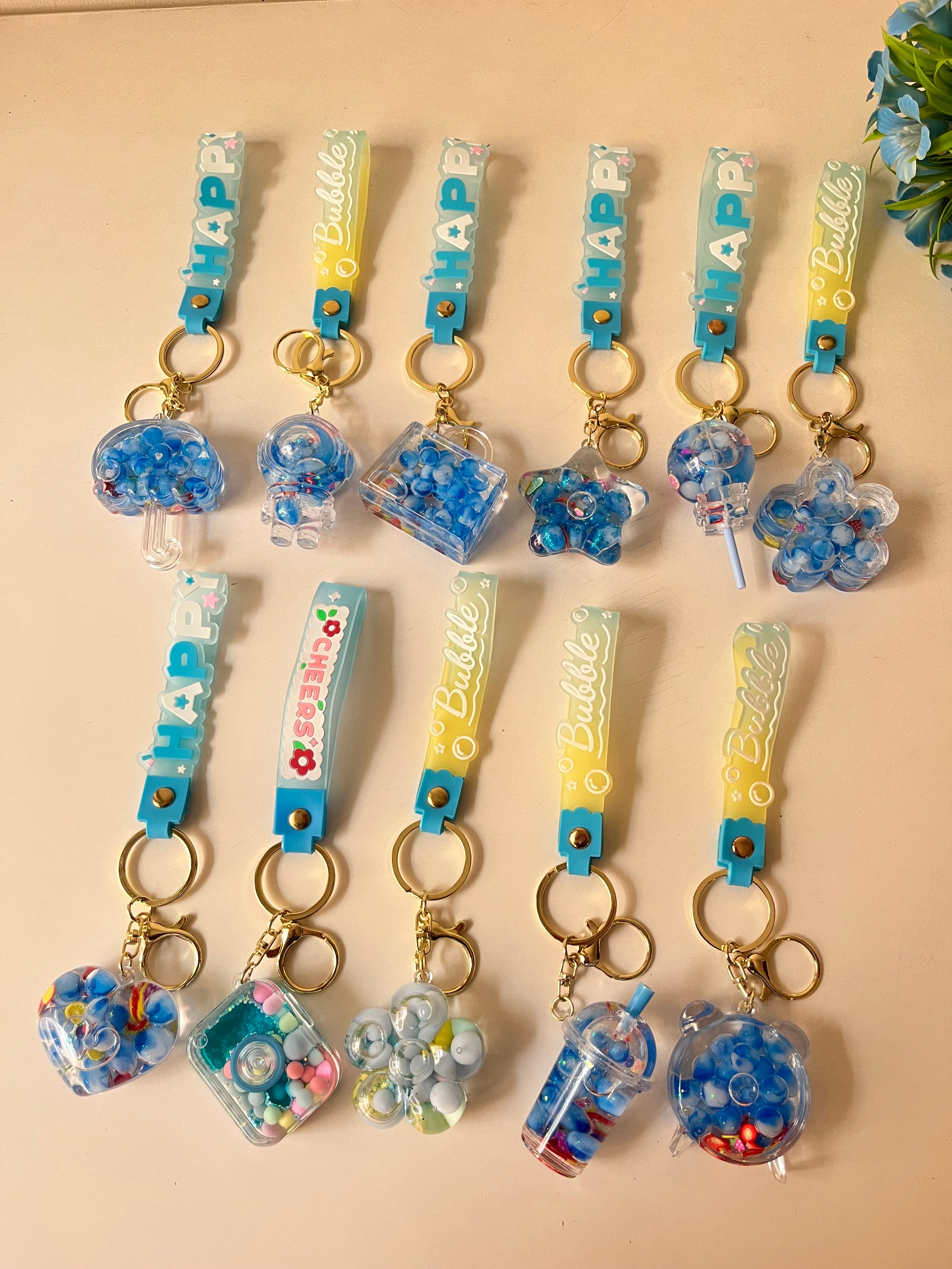 Blue Floating Water Keychain | Buy 1 & Get 1 FREE – Berrymuch™